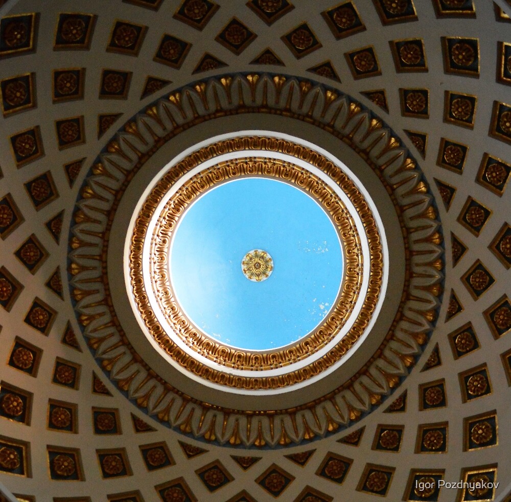 "Mosta Dome from Inside, Mosta, Malta" by Igor Pozdnyakov | Redbubble