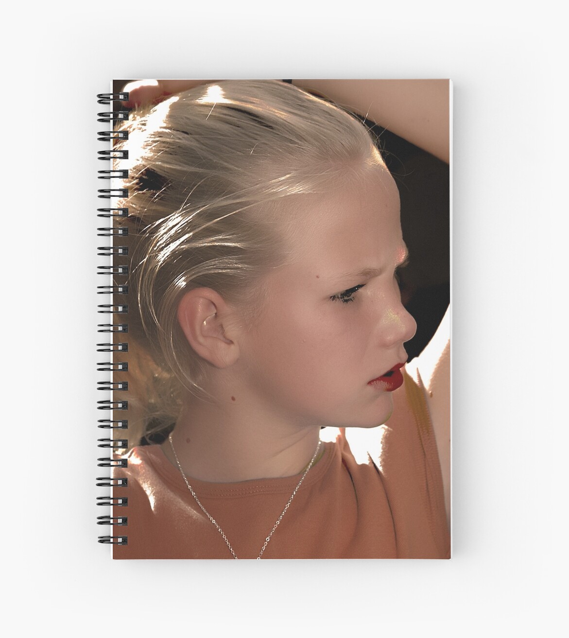 "Preteen Model" Spiral Notebooks by Wendy Mogul | Redbubble