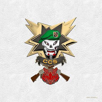 "Command and Control South - MACV-SOG CCS Patch over White Leather ...