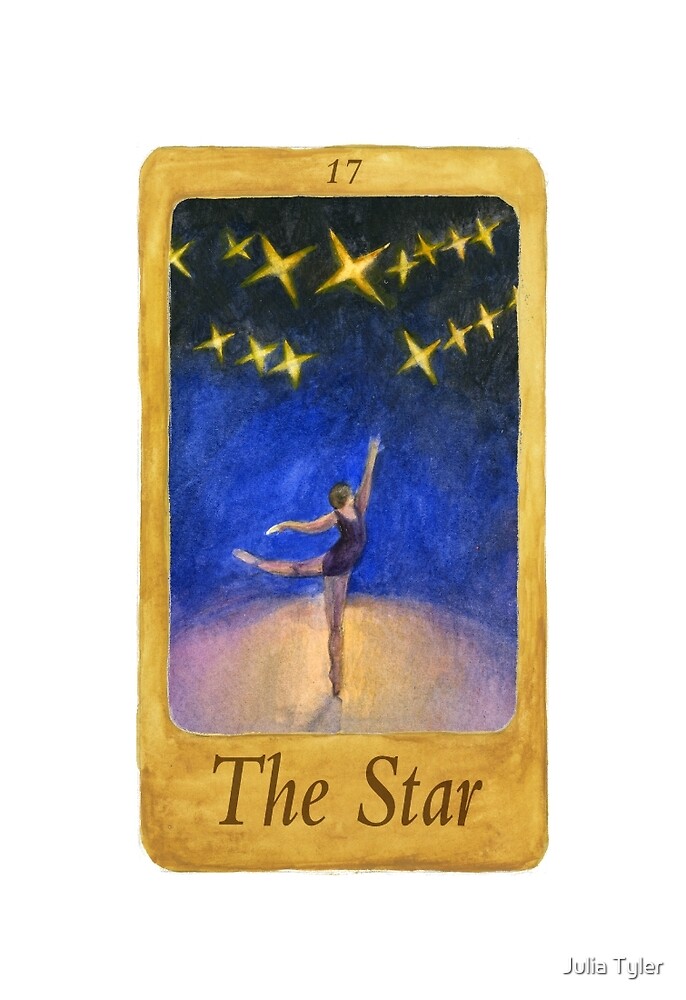 "Ballet Tarot Cards: Star" by Julia Tyler | Redbubble