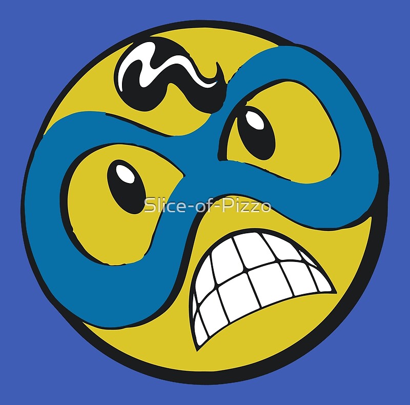 "Super Hero Smiley" by Slice-of-Pizzo | Redbubble