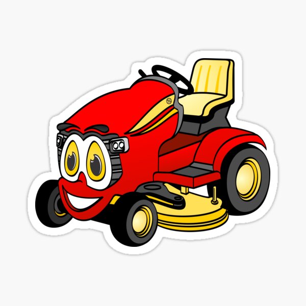 Lawn Mower Stickers | Redbubble