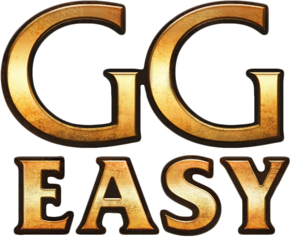 "GG Easy" by shlowe | Redbubble