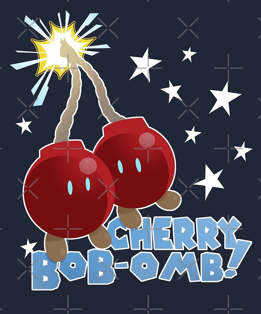 "Cherry Bob-omb!" by Jeff Powers Illustration | Redbubble