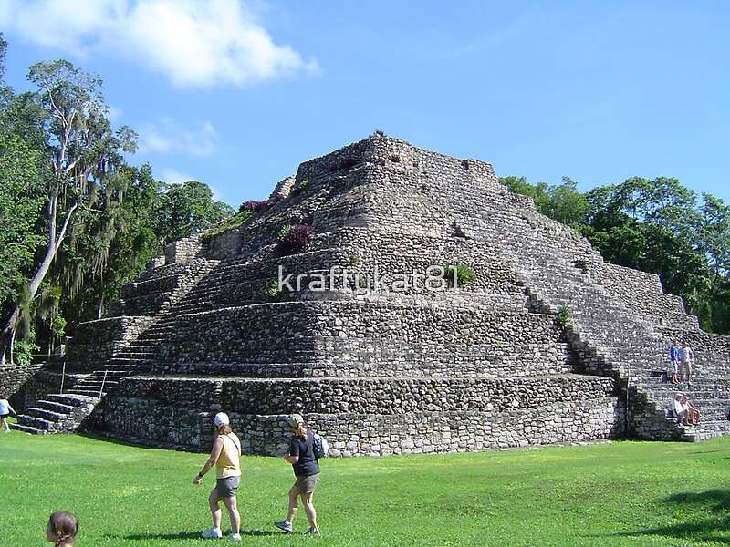 "Mayan Pyramid, Costa Maya, Mexico" by kraftykat81 | Redbubble