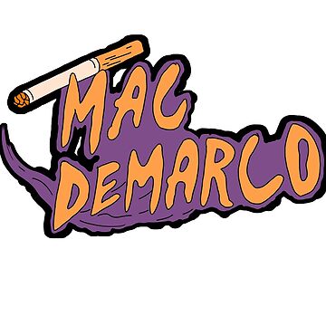"Mac DeMarco Logo" Sticker by ROSSBARNES | Redbubble