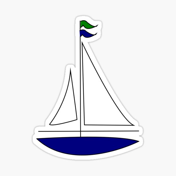 Sailboat Stickers | Redbubble