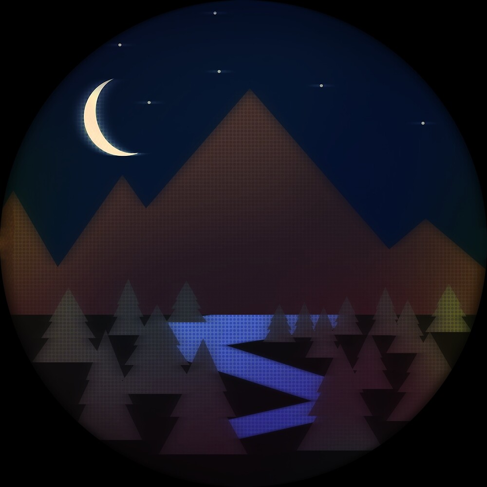 "Night Material Scene" by Qartisan | Redbubble