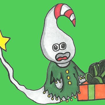 "Billy The Ghost Elf " Sticker for Sale by Pocketofpaint | Redbubble