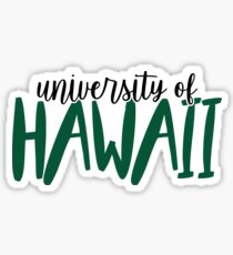 University of Hawaii Stickers | Redbubble