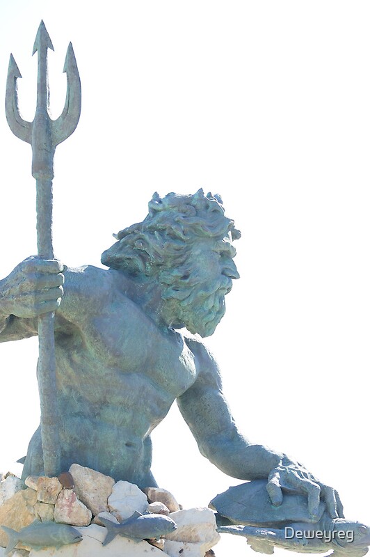 "king neptune statue" by Deweyreg | Redbubble