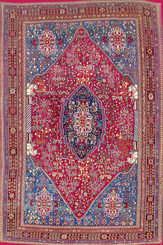 "Qashqa’i Antique Fars Persian Rug" by Vicky Brago-Mitchell® | Redbubble