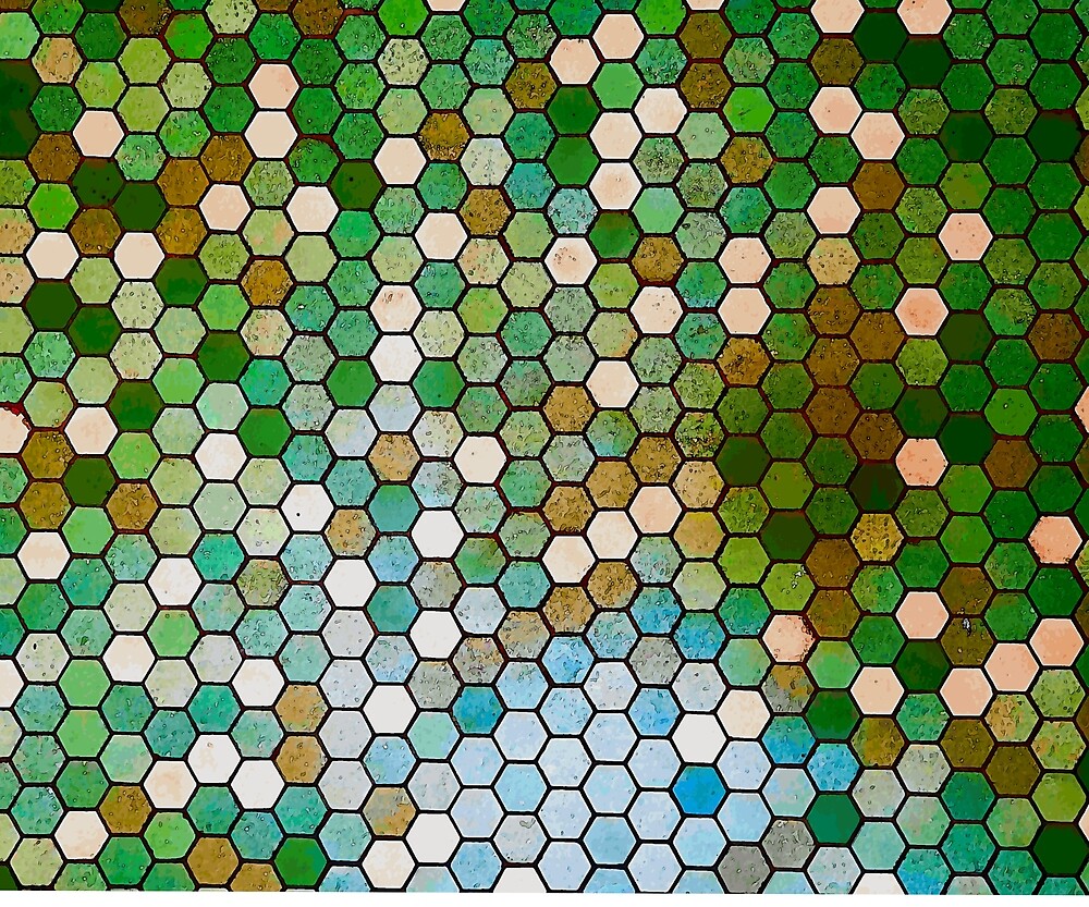 "Hexagon Shaped Pattern Collection" by Collection of Interests | Redbubble