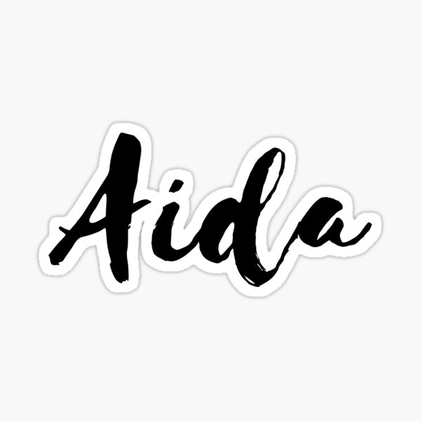 Aida Stickers | Redbubble