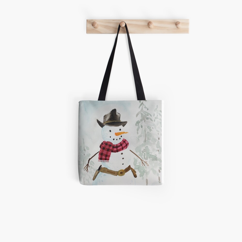 "RDR2 Arthur Morgan Snowman" Tote Bag by Kalokurtz | Redbubble