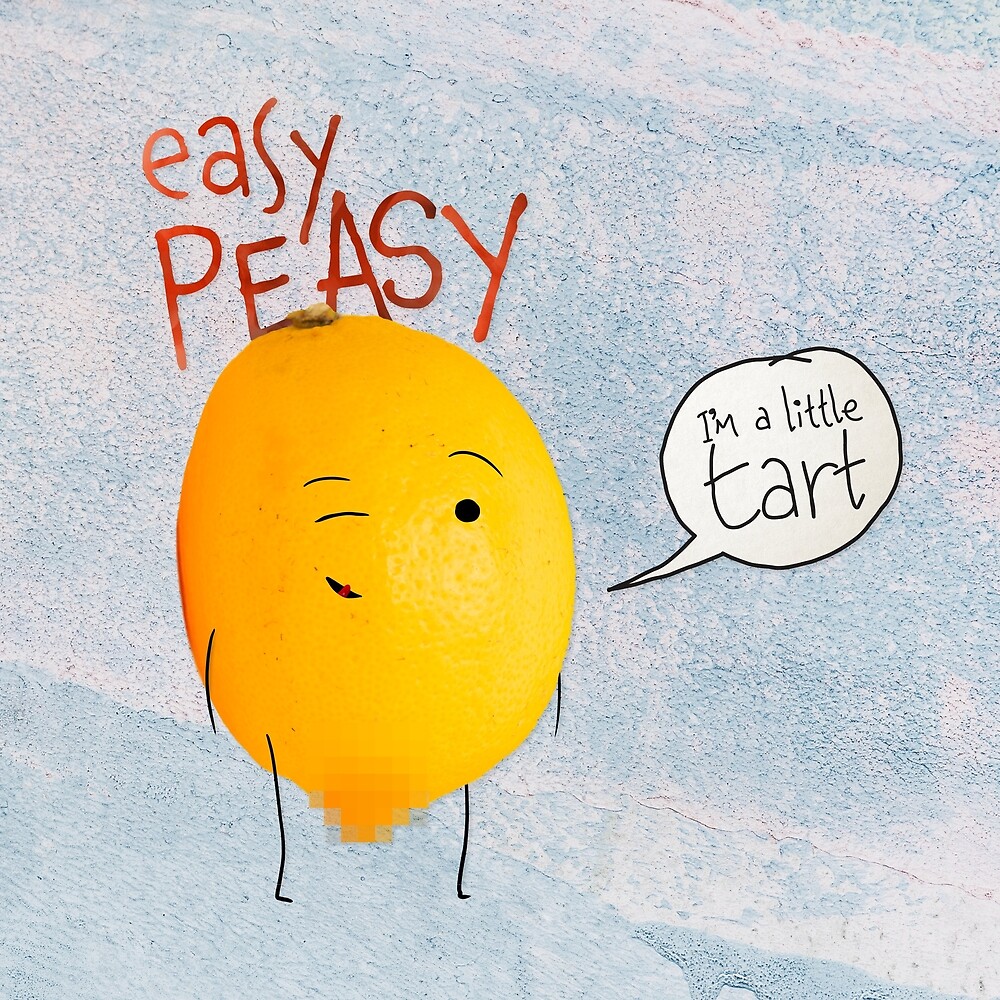 "Easy Peasy" by Surplus Weird | Redbubble