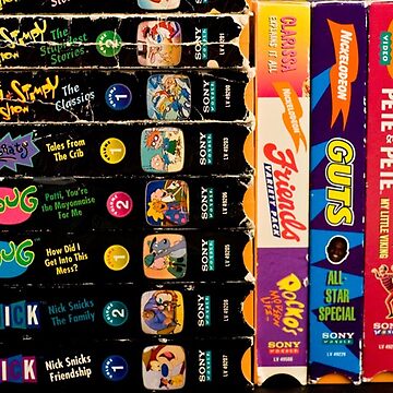 "nick vhs" Sticker for Sale by wislingsailsmen | Redbubble