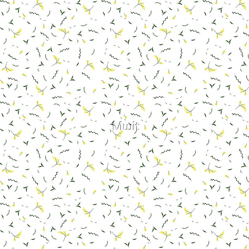 "Wattle's Up pattern" by Mwit | Redbubble