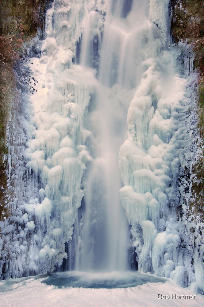 "Lower Multnomah Falls, Portland, Oregon" by Robert Hortman | Redbubble