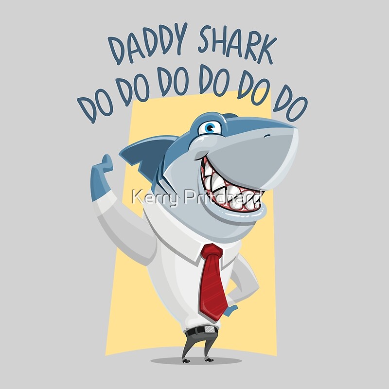 "Daddy shark" by WordFandom | Redbubble