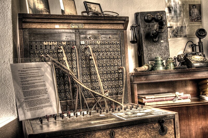 "Antique Switchboard" by Terence Russell | Redbubble