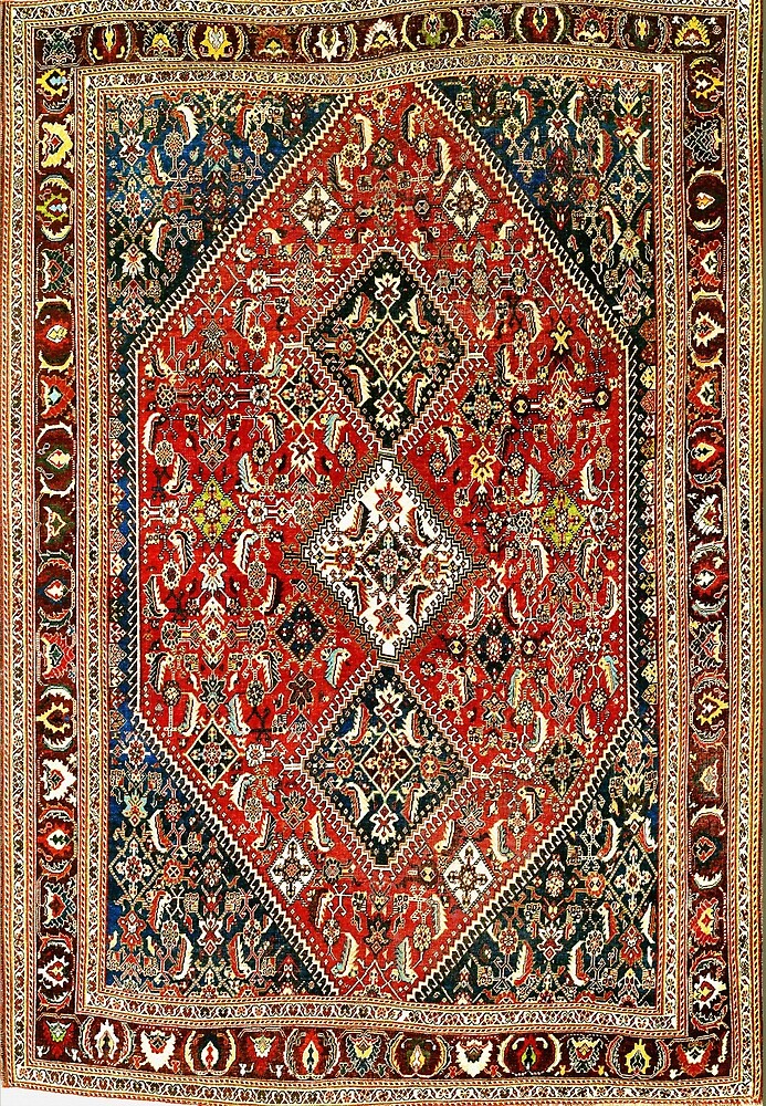 "Qashqa’i Antique Fars Persian Tribal Rug" by Vicky Brago-Mitchell ...