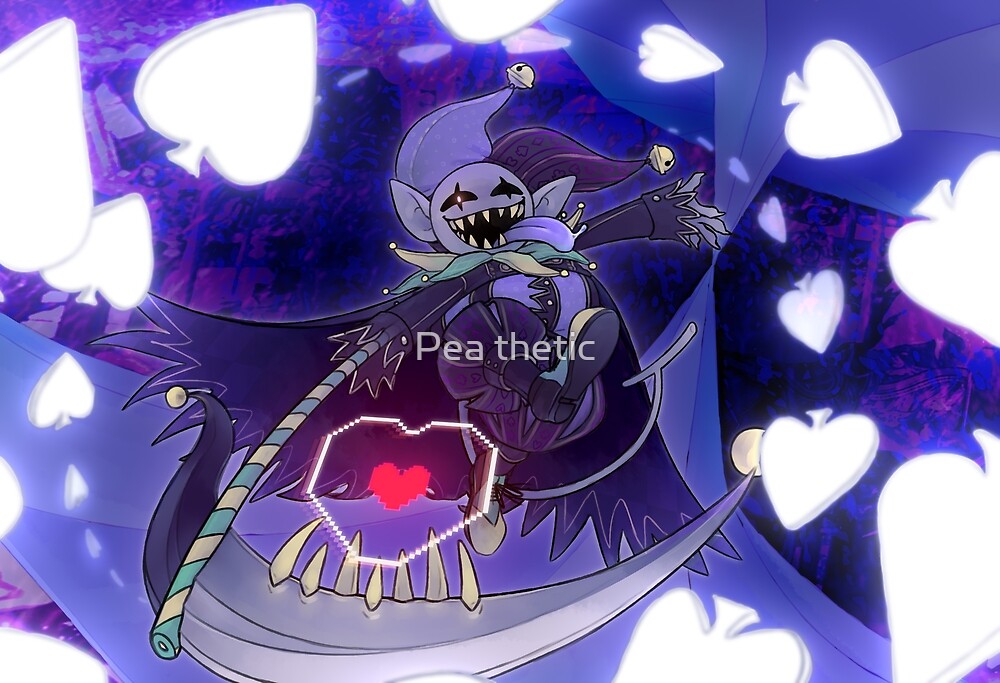 "Deltarune - Jevil" by Pea thetic | Redbubble