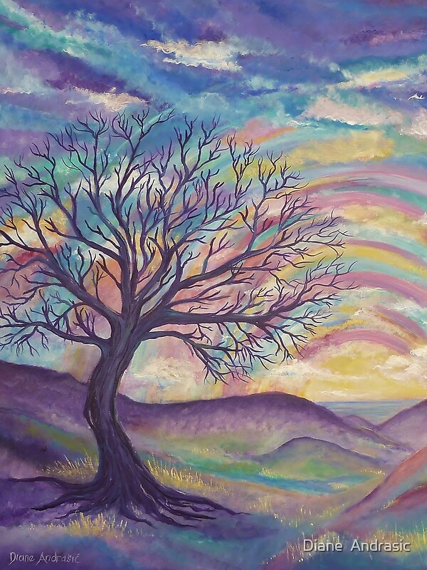 "Everlasting Rainbow" by Diane Andrasic | Redbubble