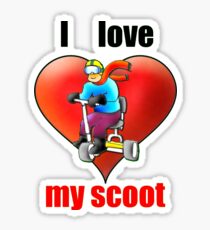 Mobility Scooter Stickers | Redbubble