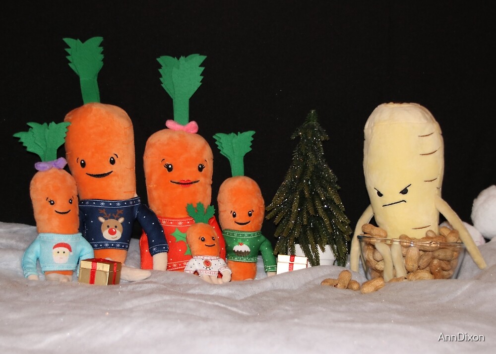 "Kevin the Carrot & Family" by AnnDixon | Redbubble