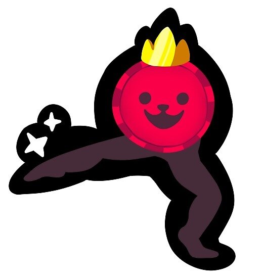 "DELTARUNE King Round" by CozyCrow | Redbubble