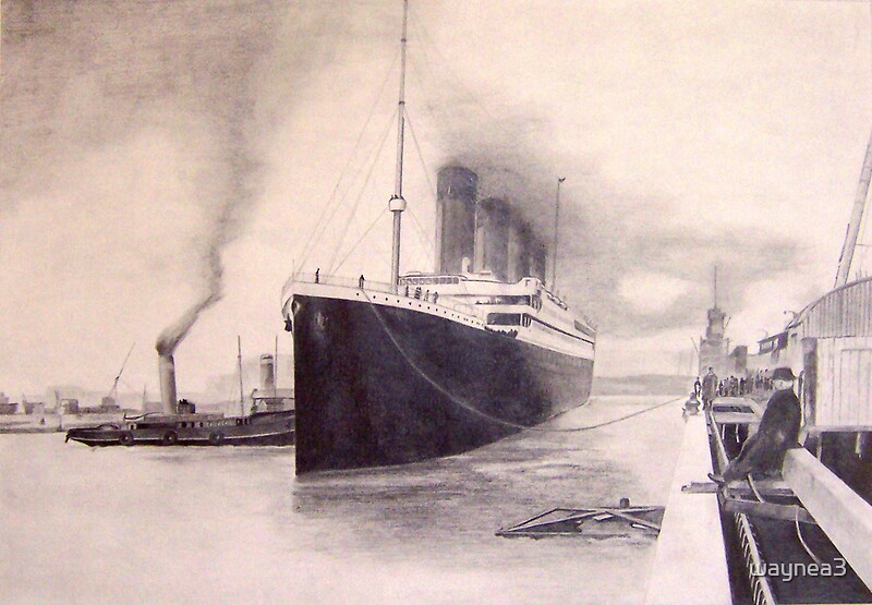 "Titanic Departure" by waynea3 | Redbubble