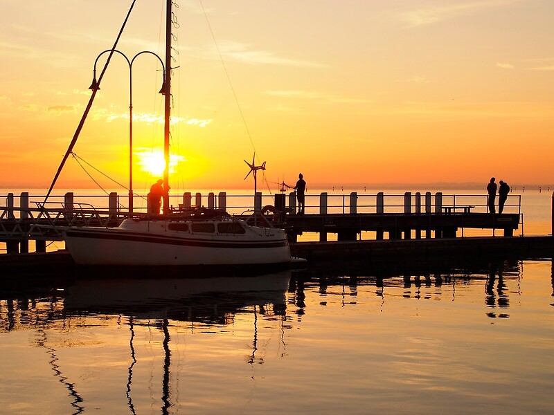 "Early morning fishing on the Bay" by PegasusImages | Redbubble