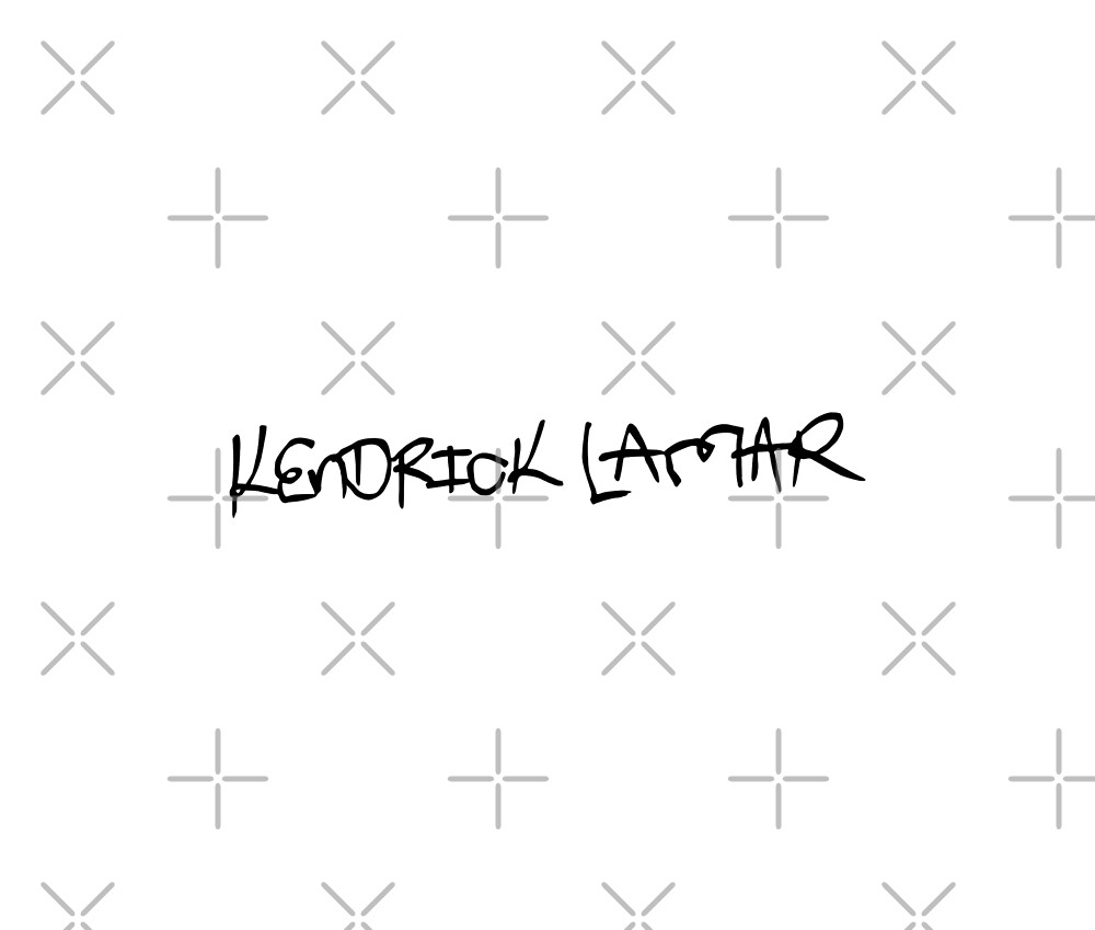 "KENDRICK LAMAR SIGNATURE RARE" by Jonathan Rennie | Redbubble