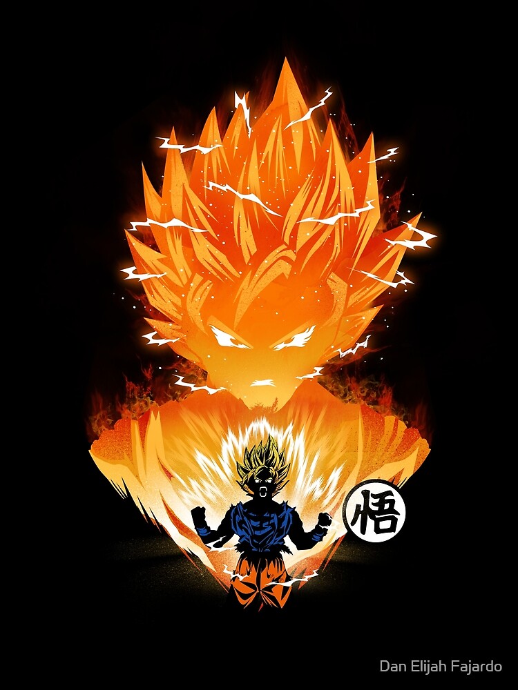 "The Angry Super Saiyan" by Dan Elijah Fajardo | Redbubble
