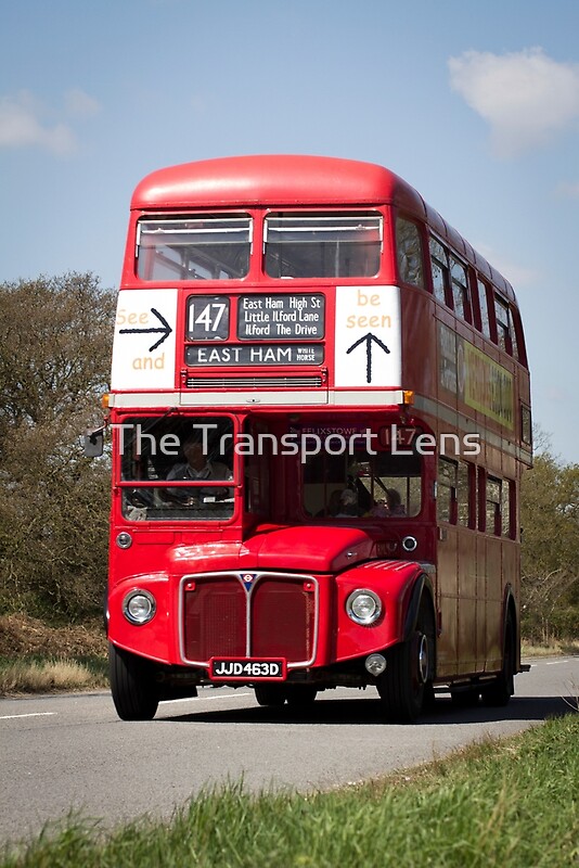 "Classic British Red Bus" by The Transport Lens | Redbubble