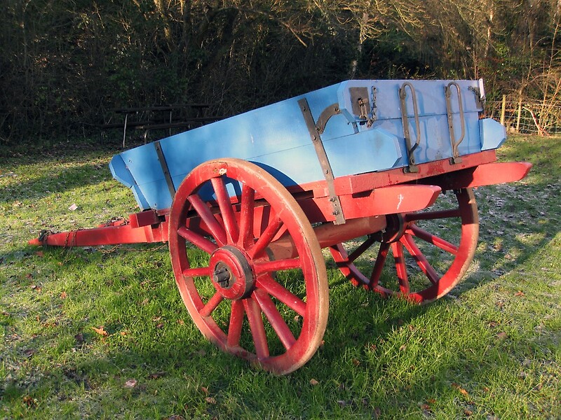 "Old farm cart" by John Quinn | Redbubble
