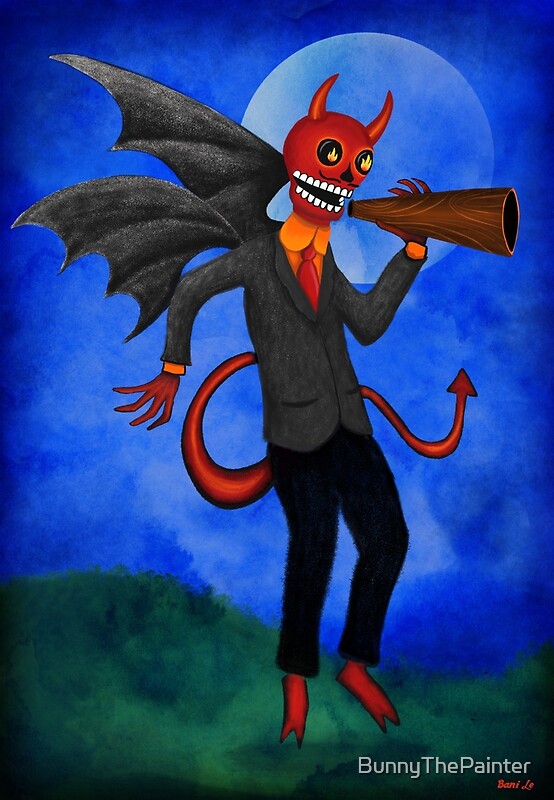 "The Devil Appeared To Me Growling Through An Old Megaphone" by ...