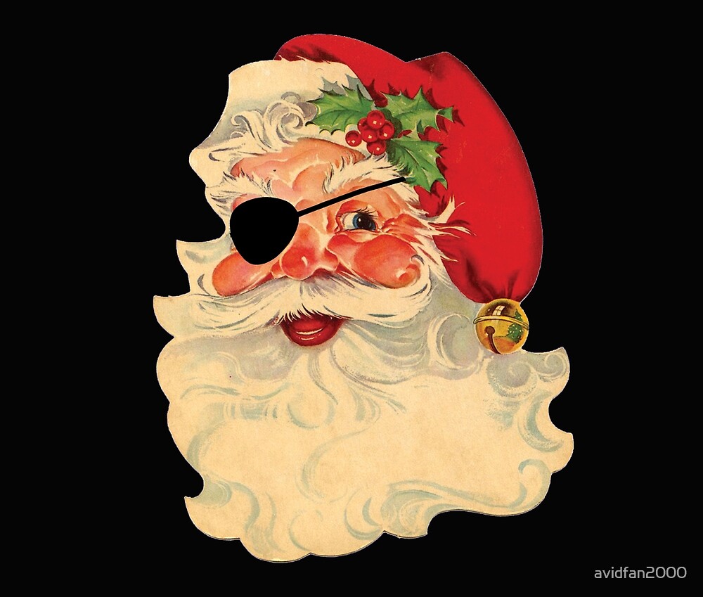 "Eye Patch Santa Claus" by avidfan2000 | Redbubble
