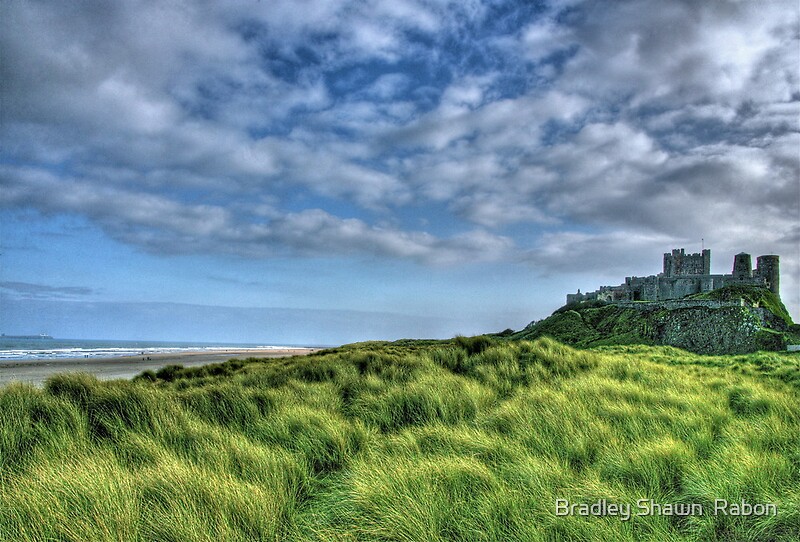 ""Bamburgh Castle, Untamed Landscape"" by Bradley Shawn Rabon | Redbubble