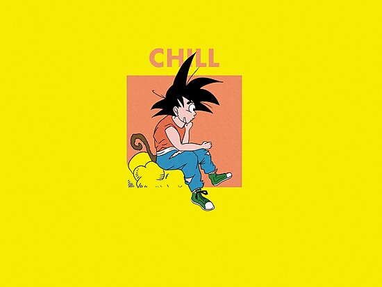 "goku chill, fanart chill diseño goku art urban" Photographic Print by ...