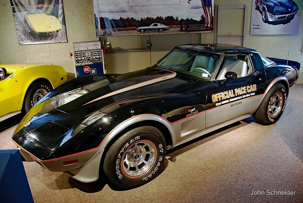 "1978 Pace Car Replica" by John Schneider | Redbubble