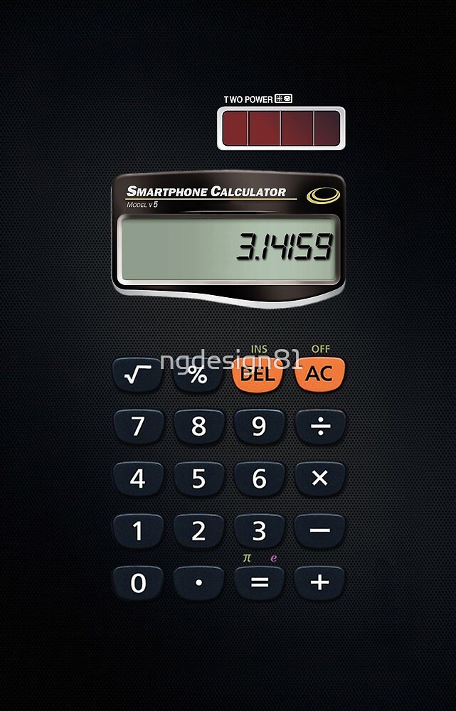 "Smartphone Calculator" by Nicklas Gustafsson | Redbubble