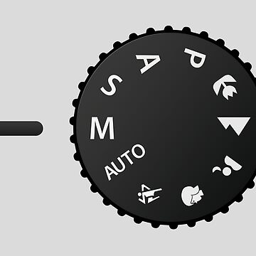 "Photography Camera PASM Mode Selection Control Dial" Sticker for Sale ...