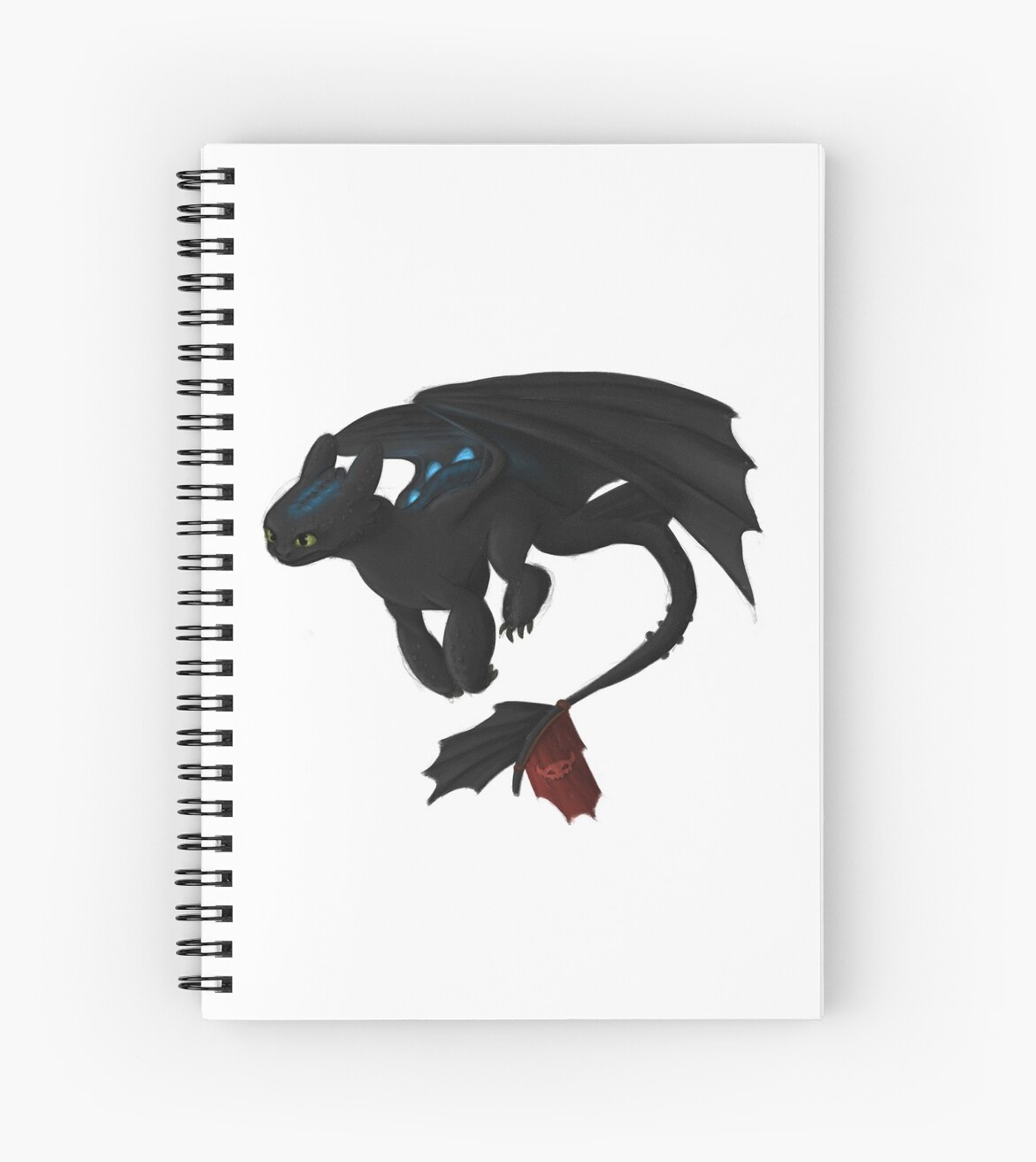 "Toothless How To Train Your Dragon" Spiral Notebook by jssannart ...
