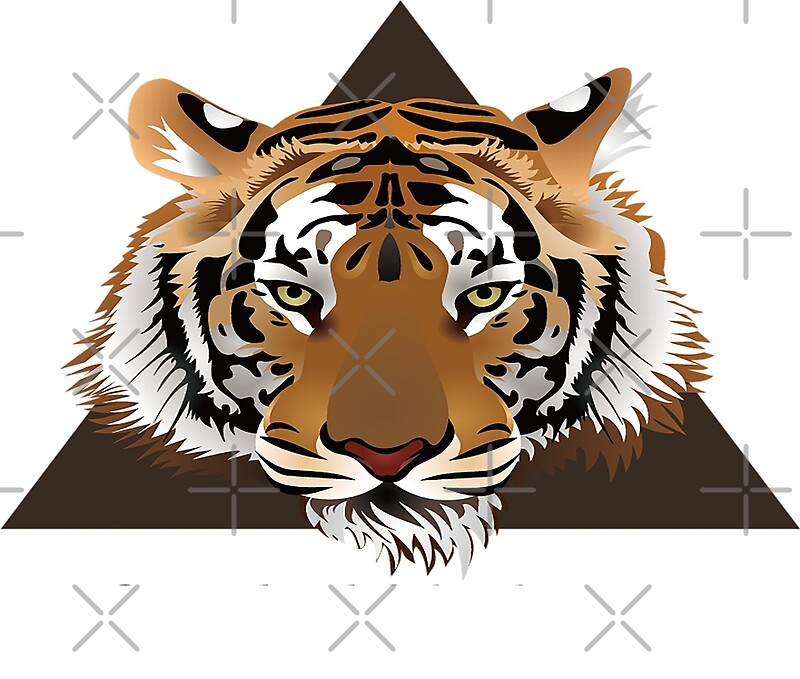 "Tiger Head" by leen12 | Redbubble