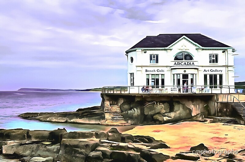 "The Arcadia, Portrush, Ireland. (Painting.)" by Colin Majury | Redbubble