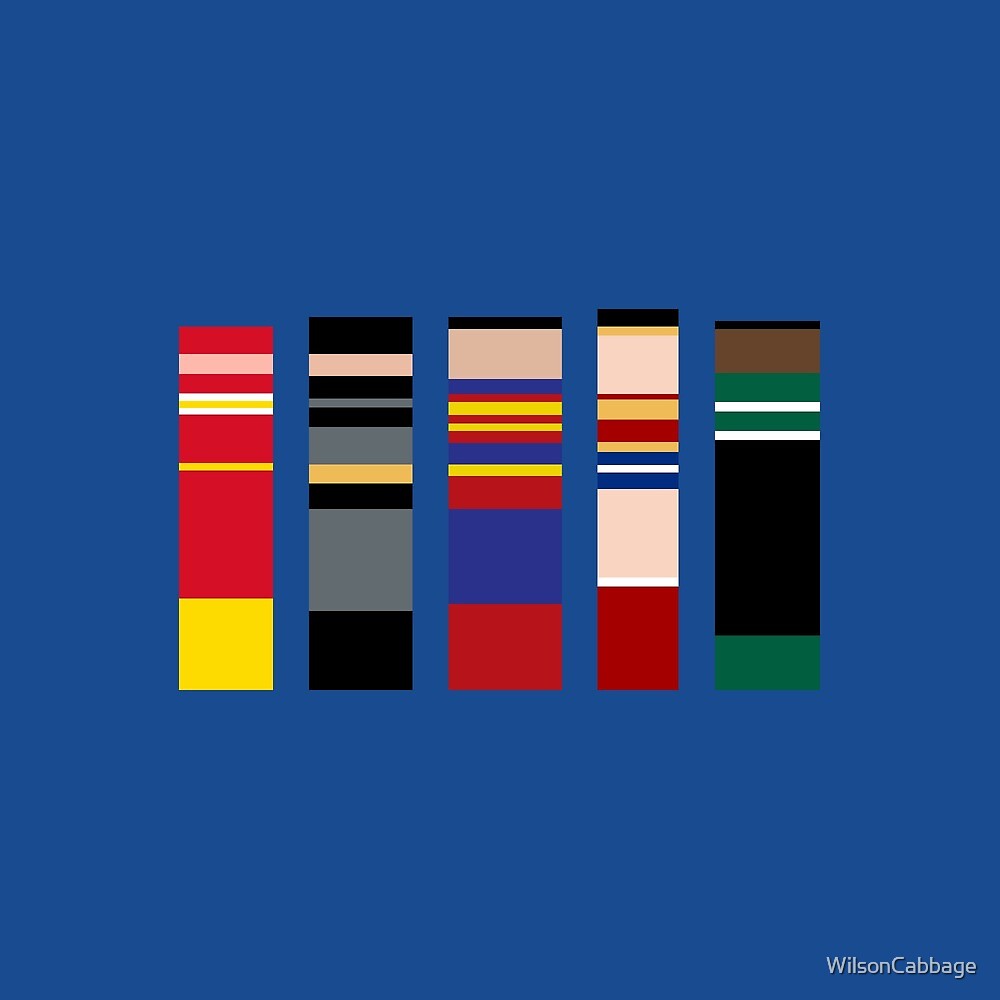 "Color Palette Of Justice" by WilsonCabbage | Redbubble