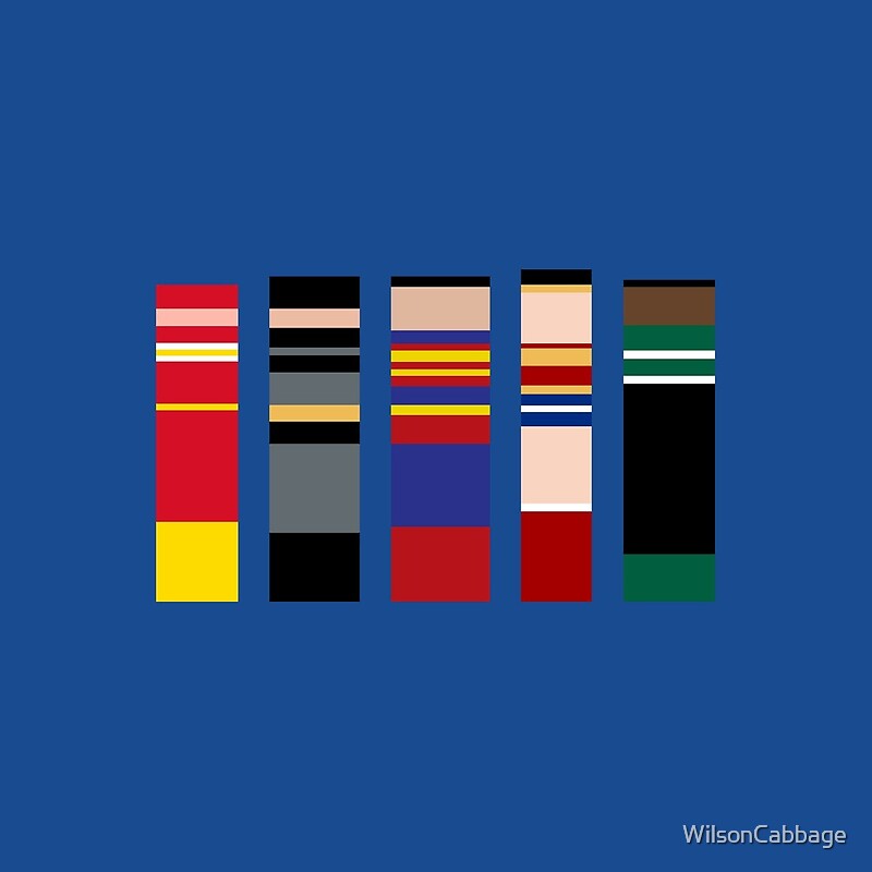 "Color Palette Of Justice" by WilsonCabbage | Redbubble