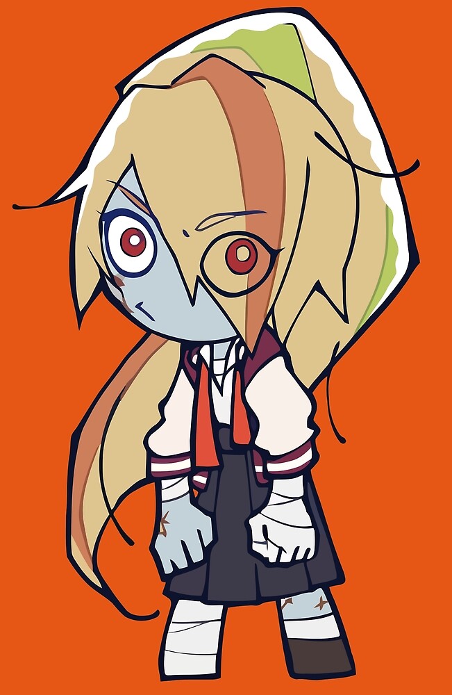 Saki Zombie Chibi By Chibify Redbubble